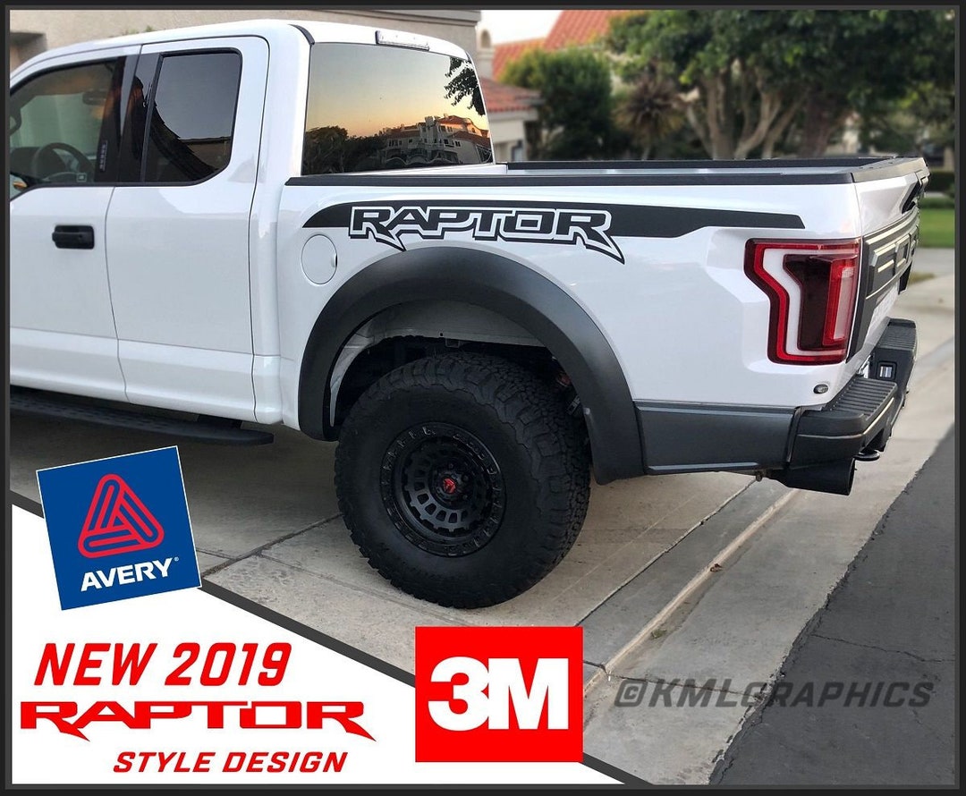 NEW 2019 - 2020 RAPTOR Svt Fender Bed Side Logo Graphics F150 F-150 ...