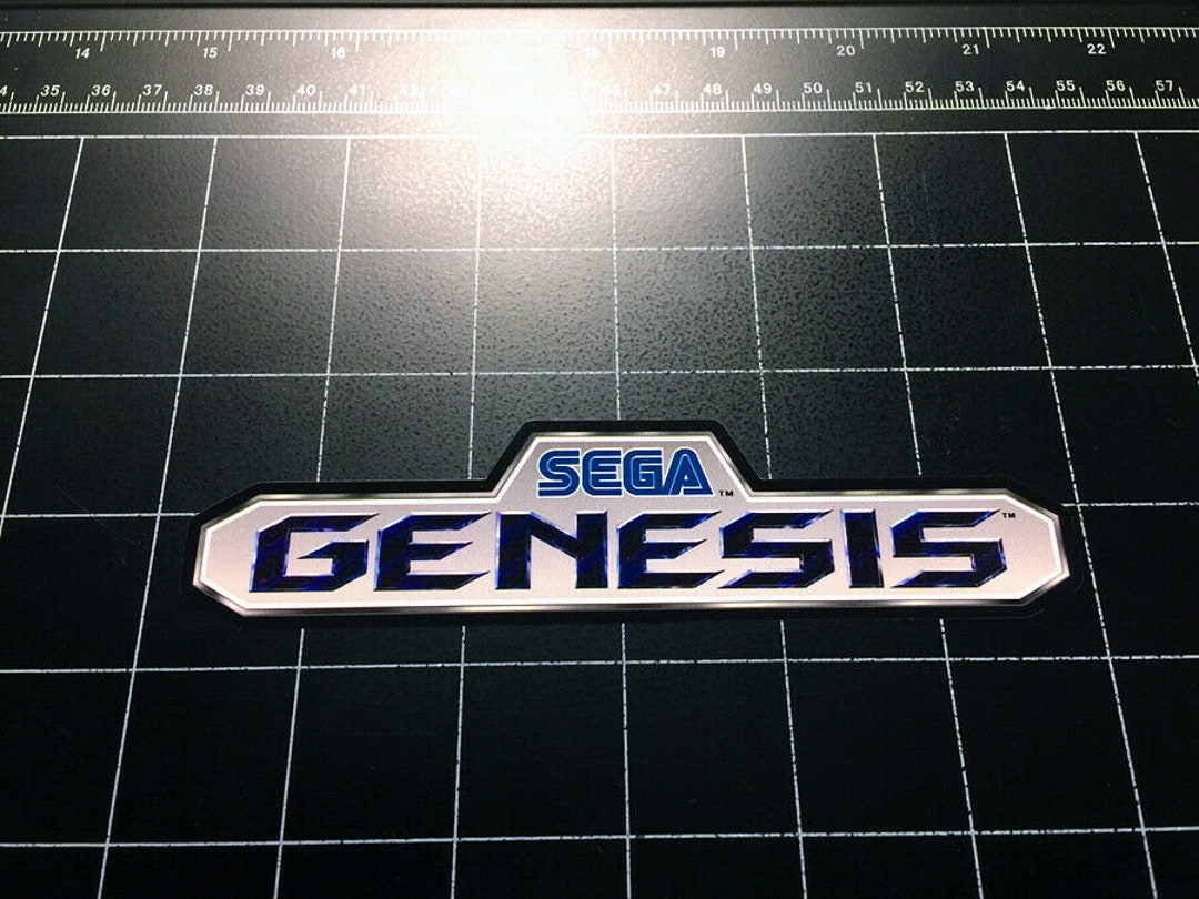 Sega Genesis Video Game System Logo Vinyl Decal Sticker 1990s Old ...
