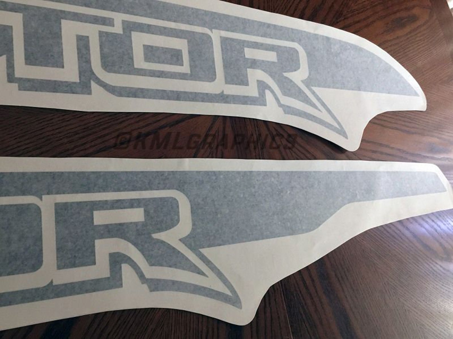 NEW 2019 2020 RAPTOR Svt Fender Bed Side Logo Graphics F150 F-150 Vinyl ...
