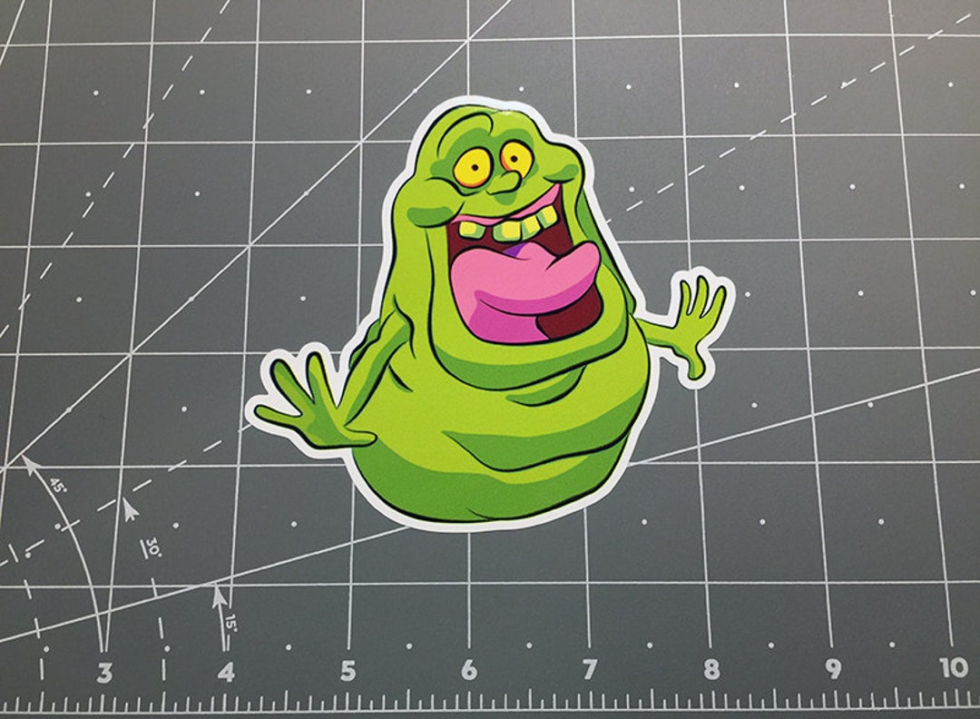 SLIMER Ghostbusters 80s Movie 90s Tv Cartoon Series Vinyl Decal Sticker ...