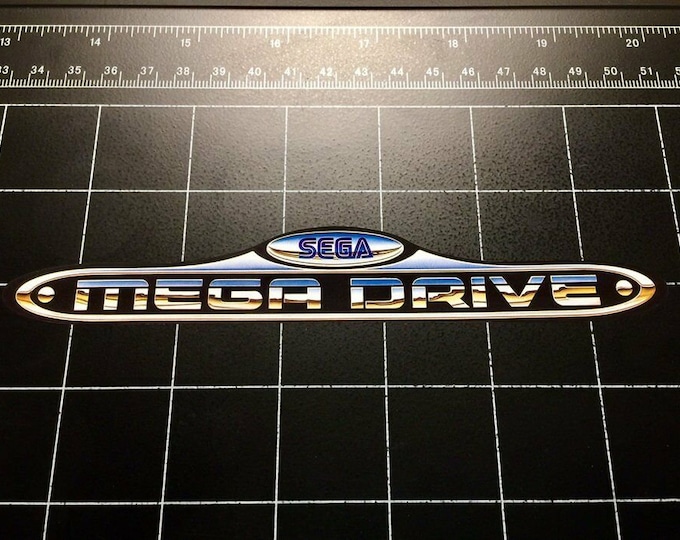 SEGA Mega Drive Video Game Logo Decal Sticker Retro Japan Genesis MD ...