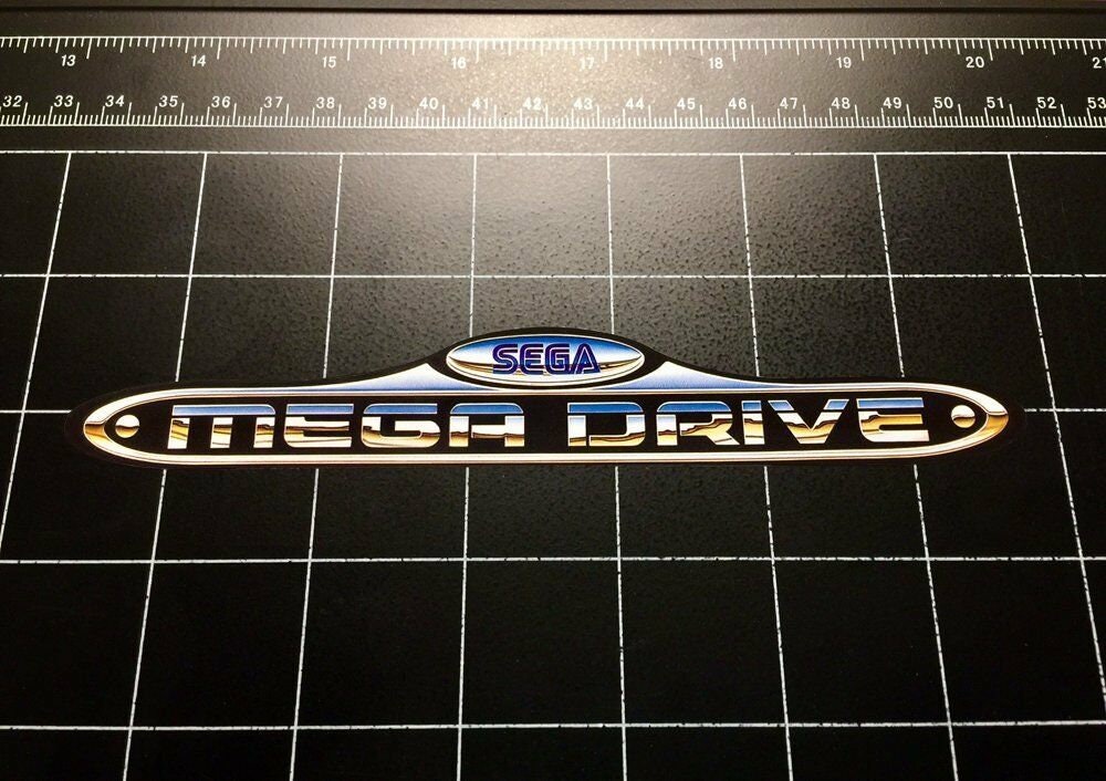 SEGA Mega Drive Video Game Logo Decal Sticker Retro Japan Genesis MD ...