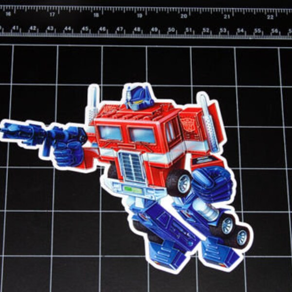Optimus Prime Decal - Etsy