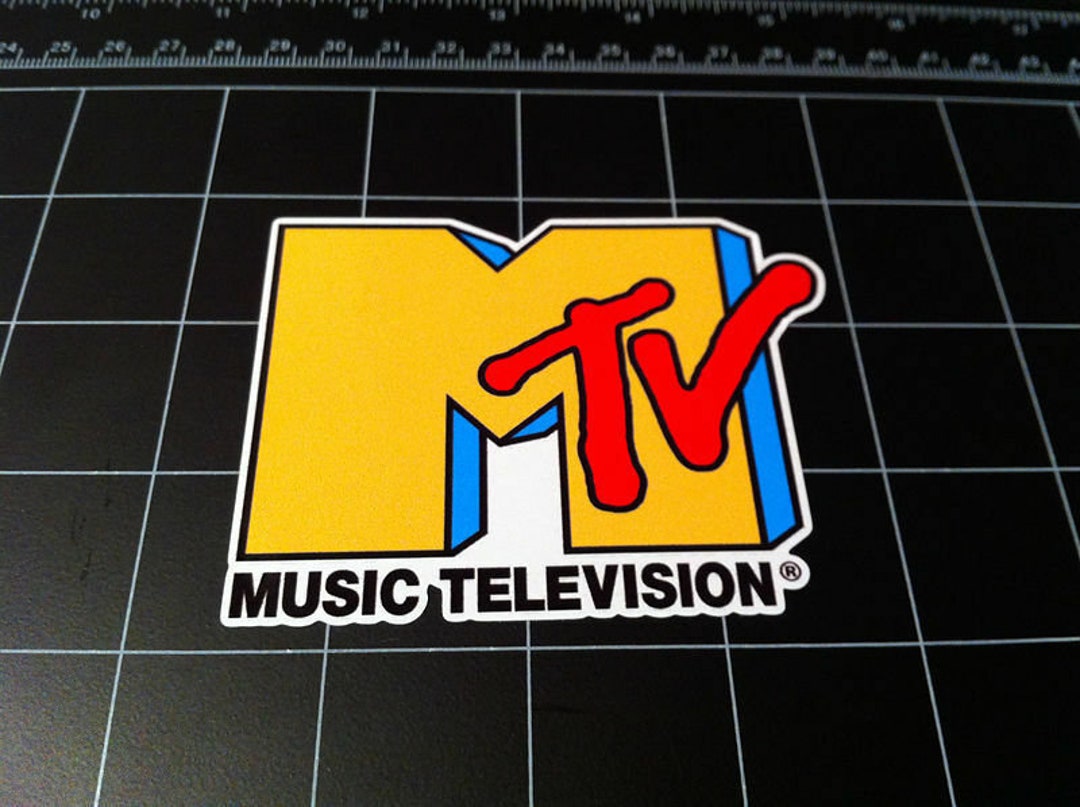 Mtv Music Television 80's 90's Decal Sticker DJ VJ Old School Retro ...
