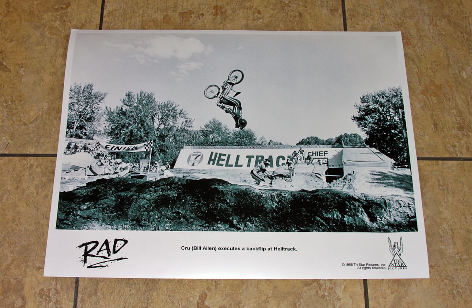 RAD 1986 Cru Jones Helltrack BMX Bike Movie Photo Art Print Wall Poster ...