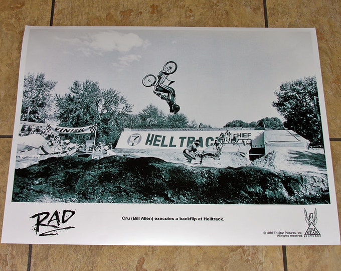 RAD 1986 Cru Jones Helltrack BMX Bike Movie Photo Art Print Wall Poster 80's Racing - Etsy