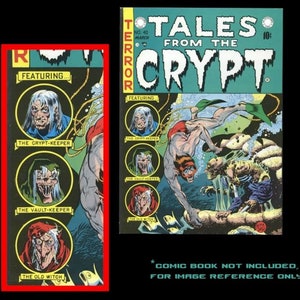 Ghoullunatics Decal Sticker Set Vintage Comic Book Crypt Keeper Old ...