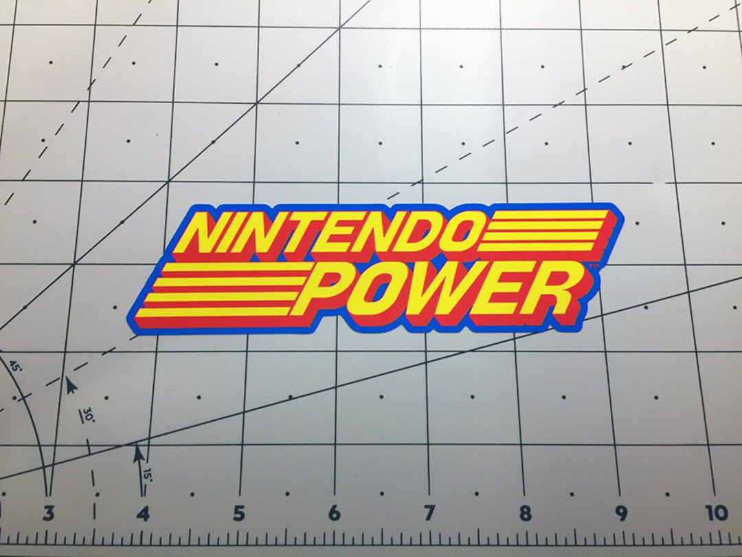 Nintendo Power Sticker Decal Retro Video Game Magazine 80s 90s 1980s ...