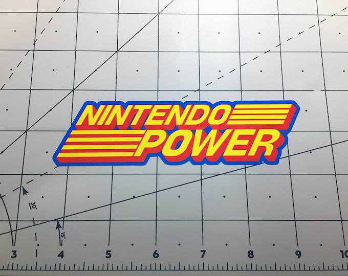 Nintendo Power Sticker Decal Retro Video Game Magazine 80s 90s 1980s ...