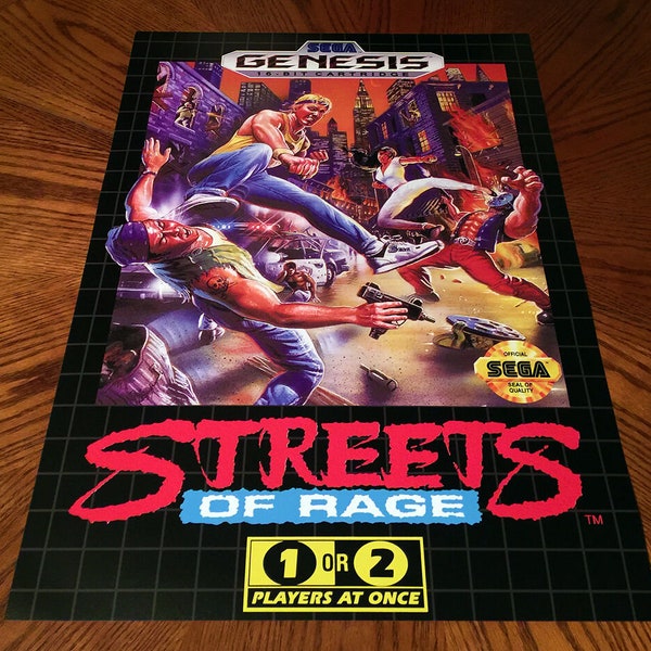 Sega Genesis Game Box Art - Etsy