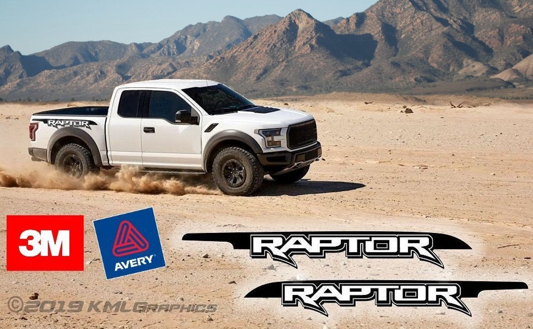 RAPTOR Svt 2017 2018 2019 Fender Bed Side Logo Graphics F150 F-150 ...