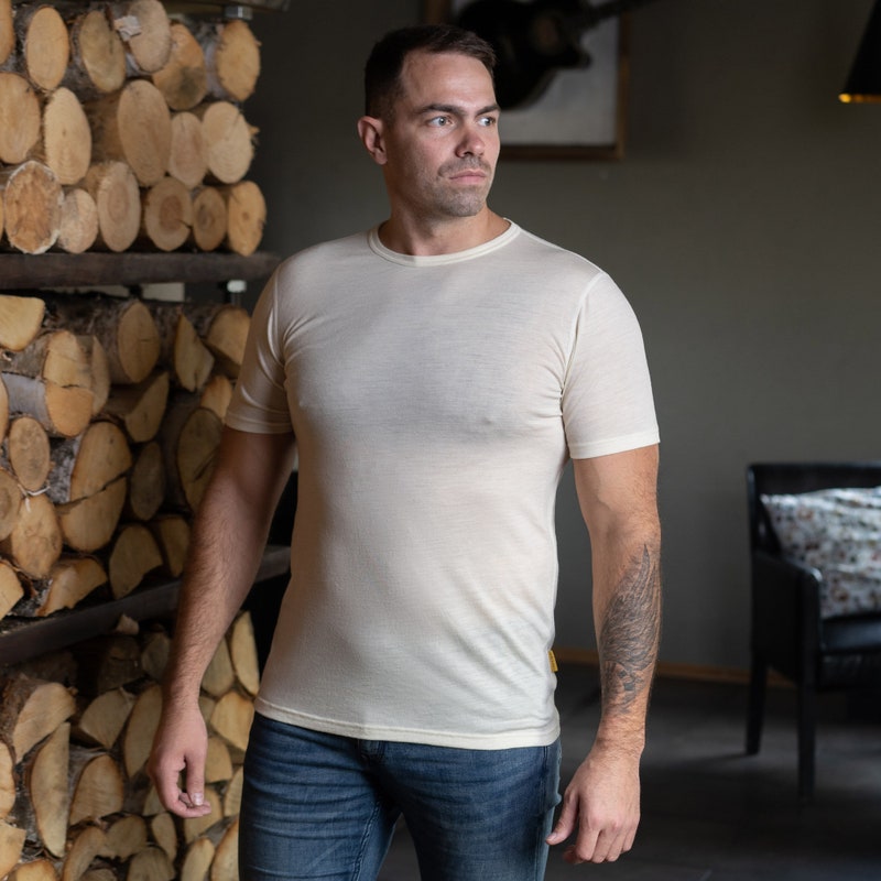 Merino wolle t shirt - Etsy.de