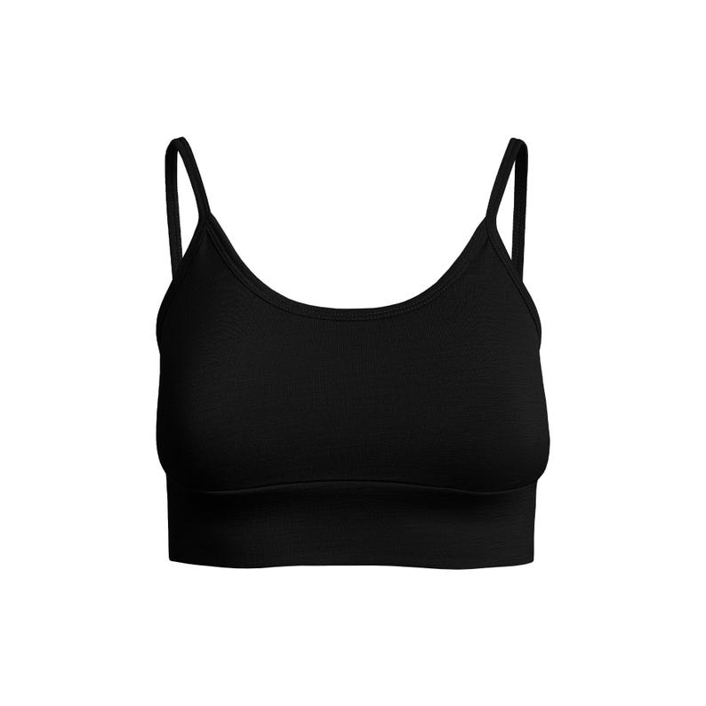Women's 100% Merino Wool Bralette Merino Wool Cupless Bra Natural ...