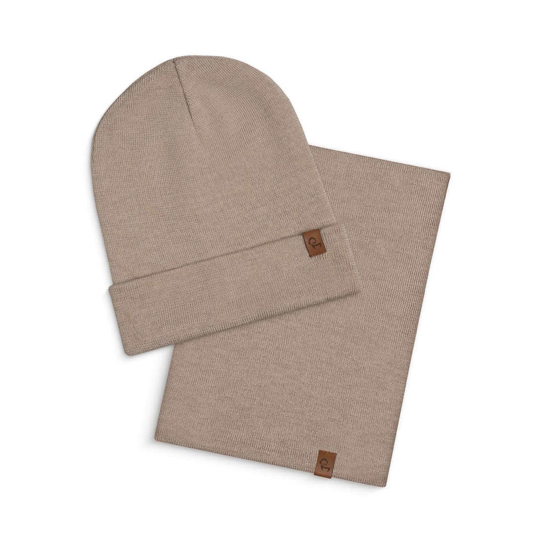 2 Piece Set Fall Beanie & Neck Gaiter Merino Wool Unisex Accessories ...