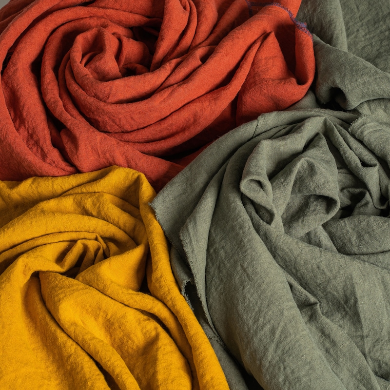 Washed Linen Fabric - Etsy