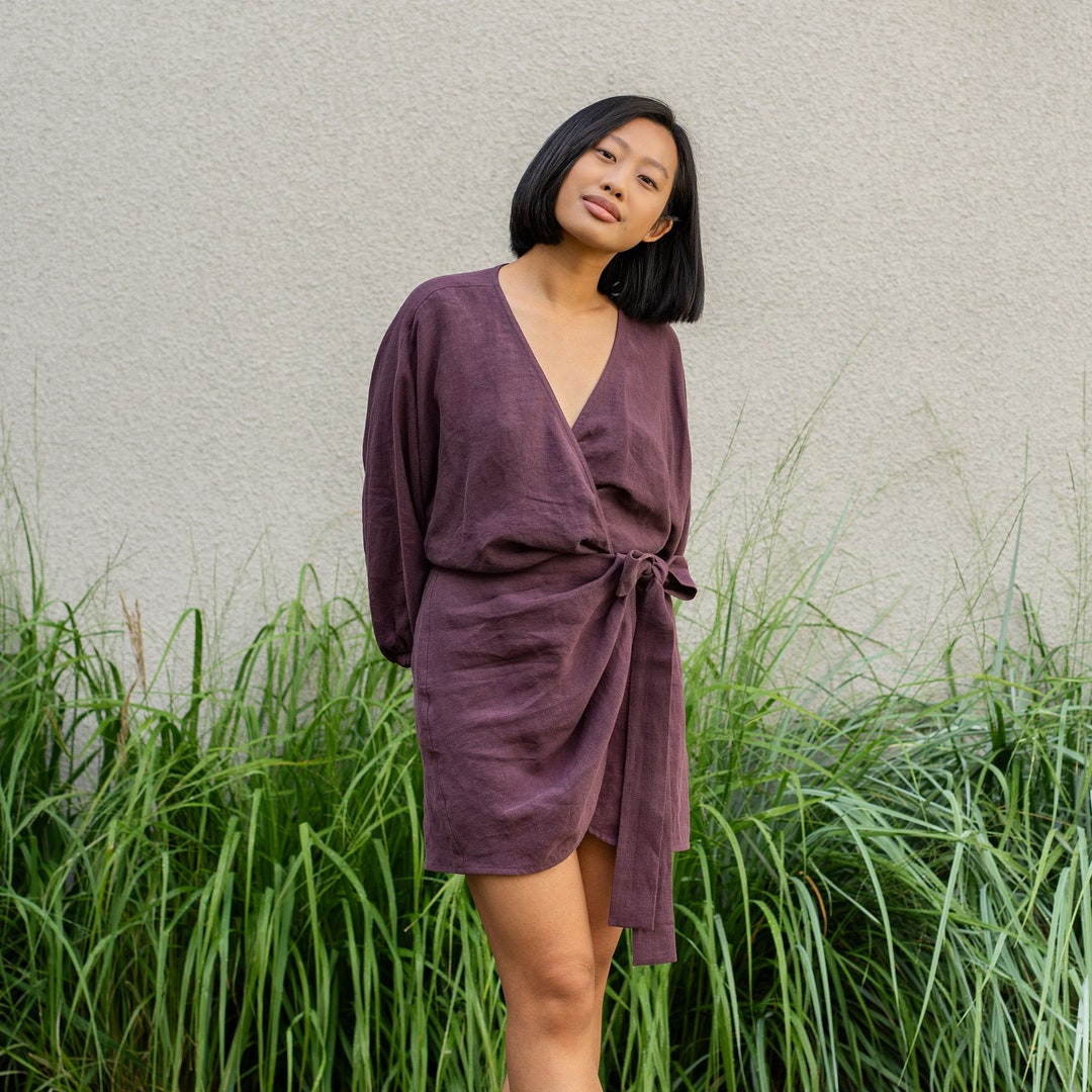 Cocktail Dress Linen Dress Wedding Guest Dress Party Dress - Etsy