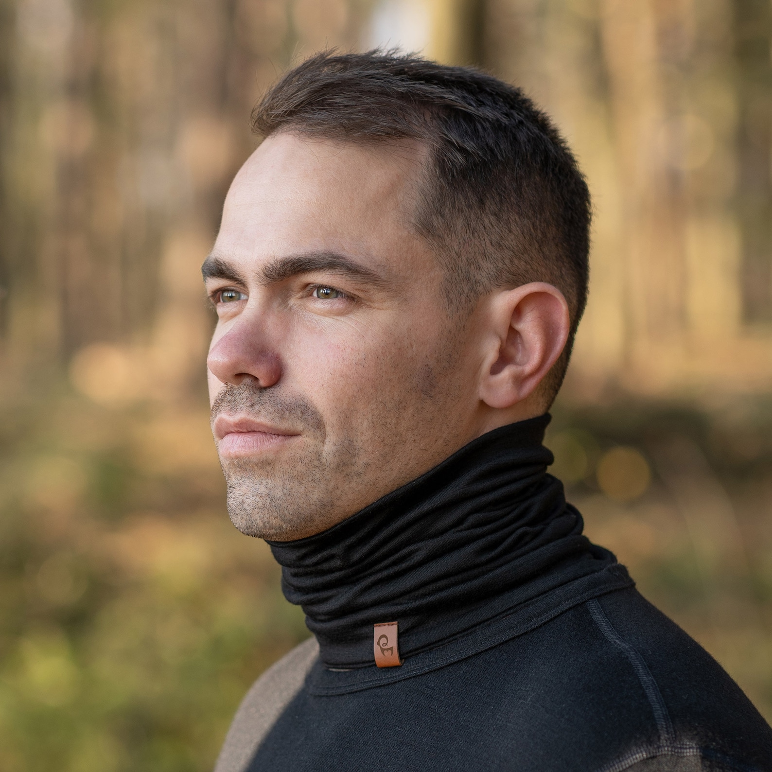 Black Neck Gaiter Face Mask for Man Woman Adult Face Mask Scarf Ski ...