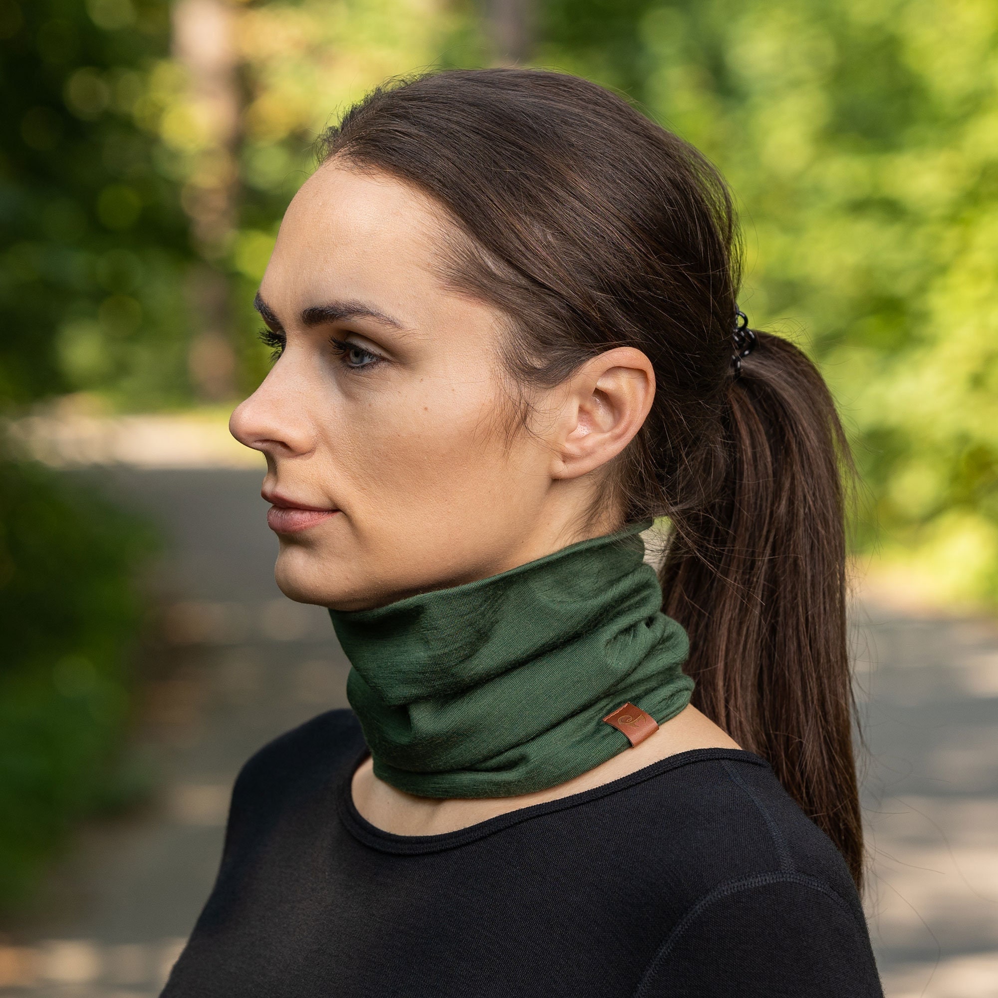 100% Merino Wool Neck Gaiter for Men & Women Organic Large Ski Mask ...