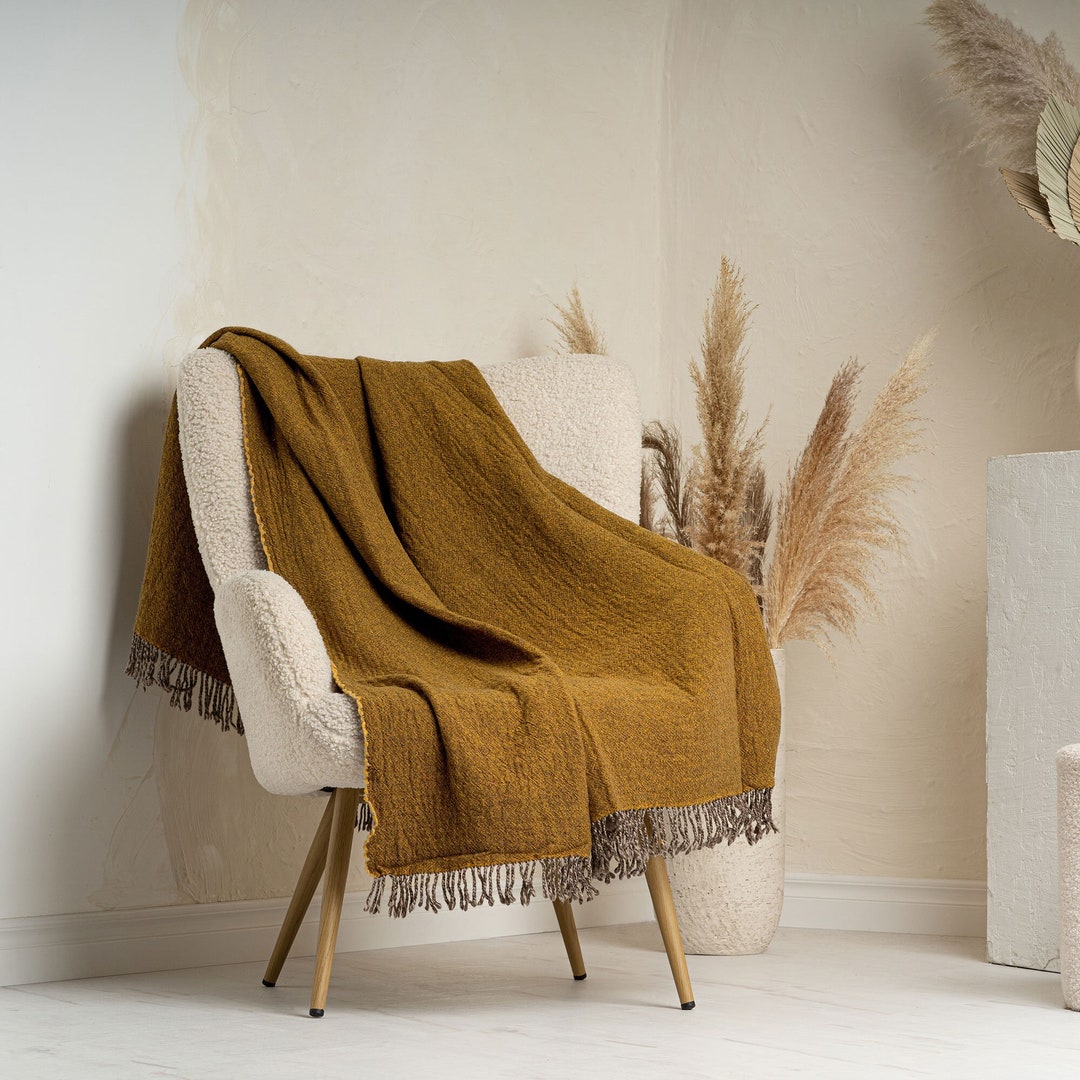 100% Virgin Merino Wool Blanket Luxury Blanket Merino Throw Blanket ...