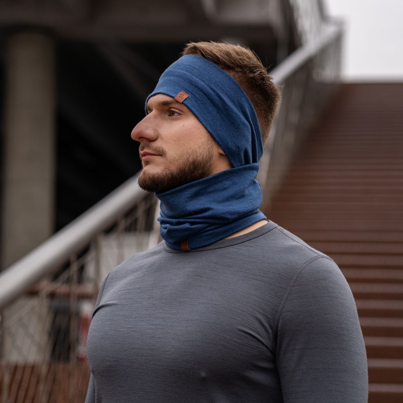 Unisex Two-piece Set of Headband & Neck Gaiter Face Mask for - Etsy