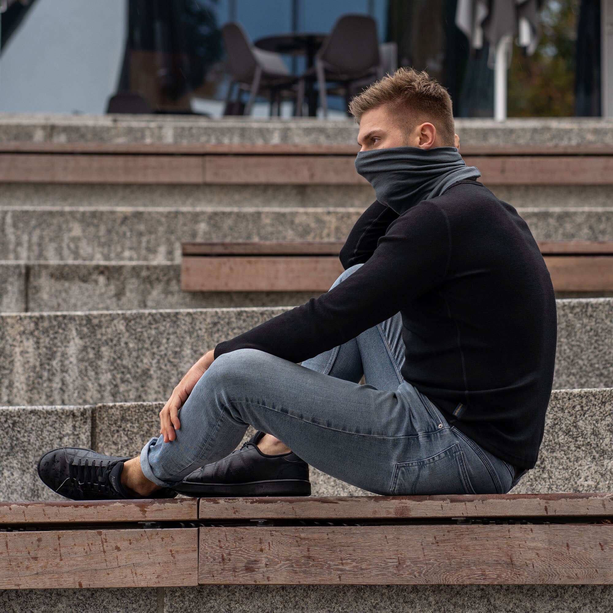 Merino Wool Neck Gaiter Face Mask for Woman&Man/Outdoor Neck | Etsy