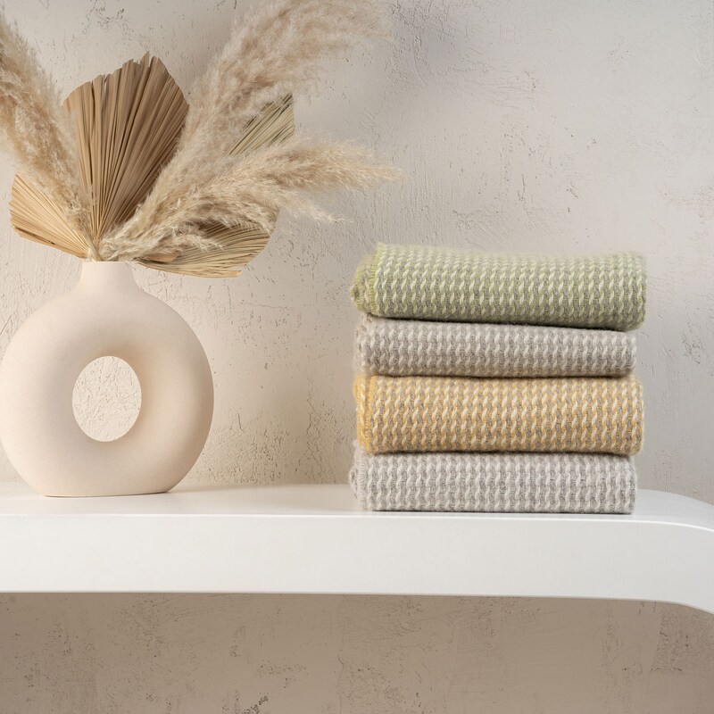 Plaid Wool Throw - Etsy