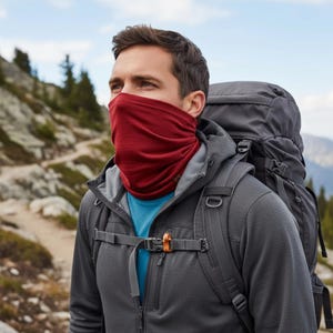 Neck Gaiter Face Mask for Woman Man Large Face Mask Scarf Neck Warmer ...