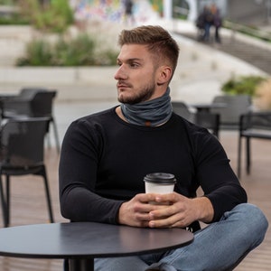 Merino Wool Neck Gaiter Face Mask for Woman Man Outdoor Neck Warmer Ski ...