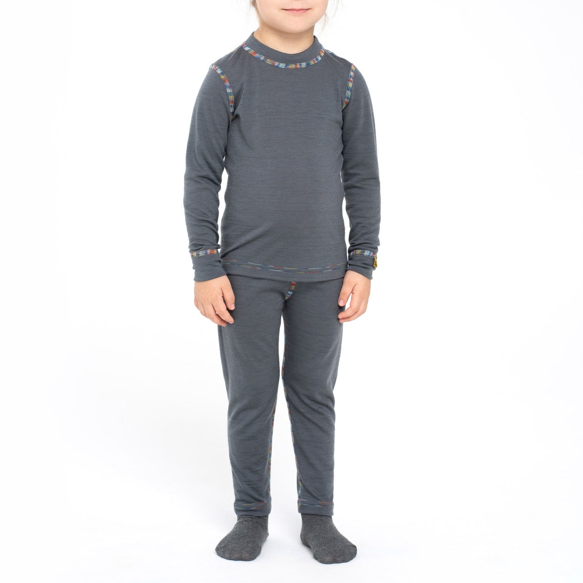 Merino Wool Kids' Long Sleeve Shirt & Toddler Leggings Two - Etsy