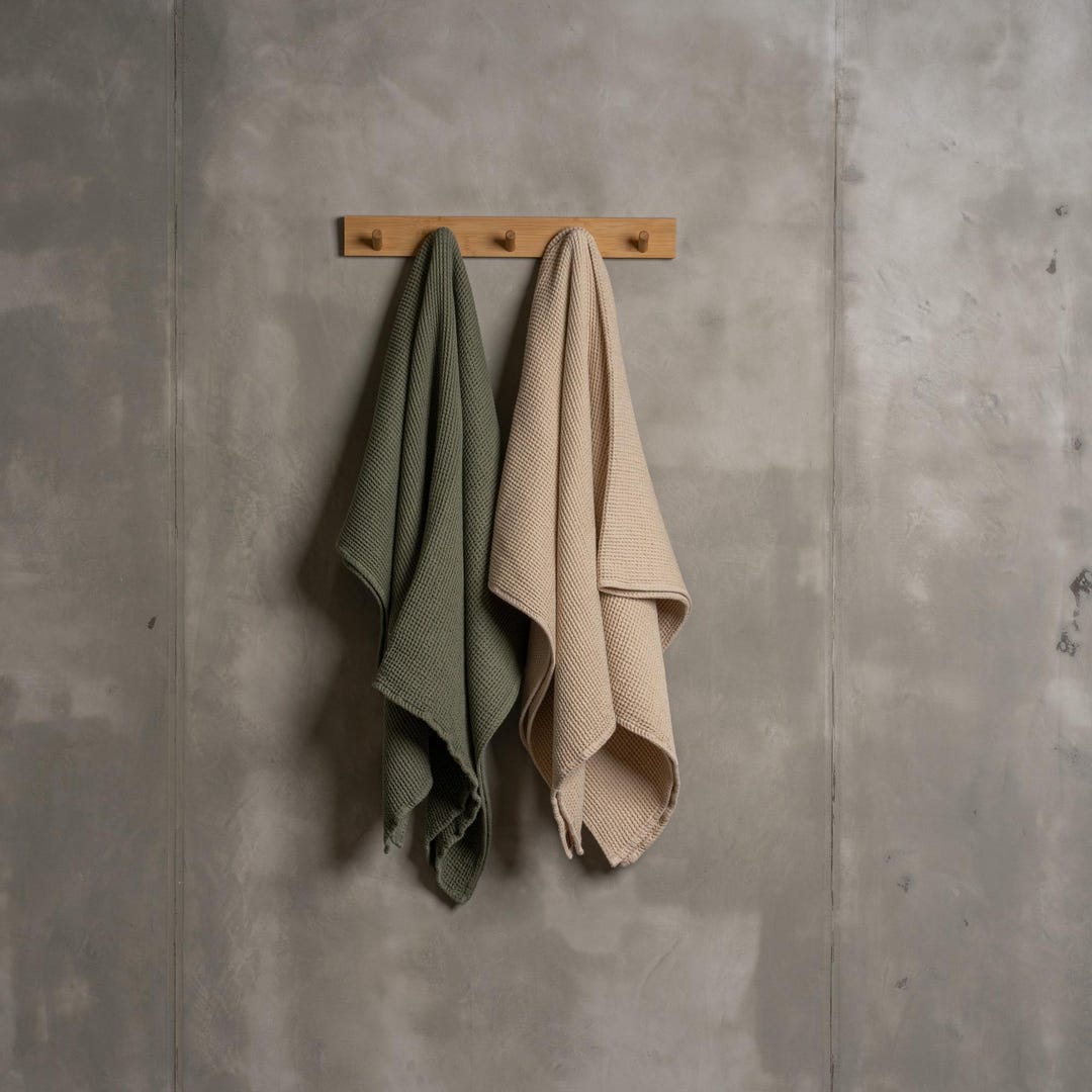 Linen Sheet Towel Waffle Bath Towels Bathroom Towels Big Bath Towels ...