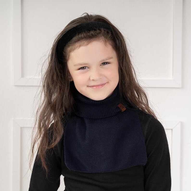 Neck Warmer Mock Dickie Knit Dickie Neck Gaiter for Kids Kids Face Mask ...