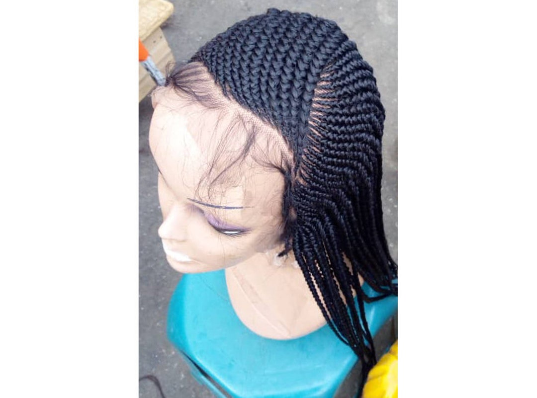 Cornrows Wig Cornrow Braids Wig Box Braided Wigs Dreadlocks Wig ...
