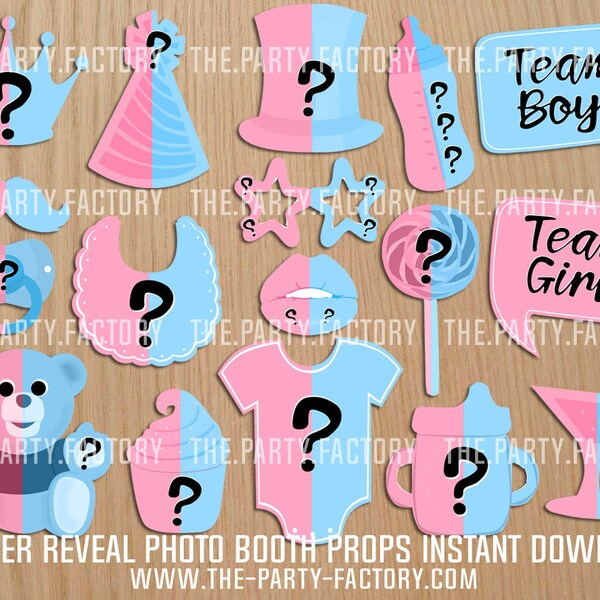 Gender Reveal Photo Booth - Etsy