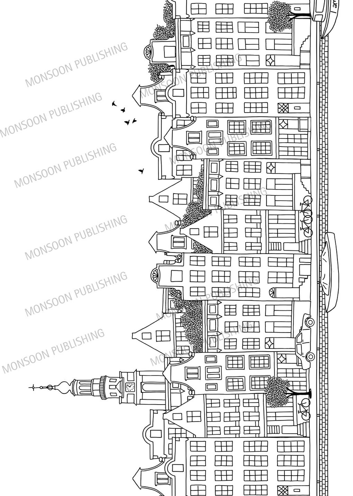 Cities of the World Vol. 1 Coloring Book for Adults - Capital Cities ...