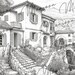 Roman Villas Grayscale Coloring Book for Adults Digital Italian Country ...