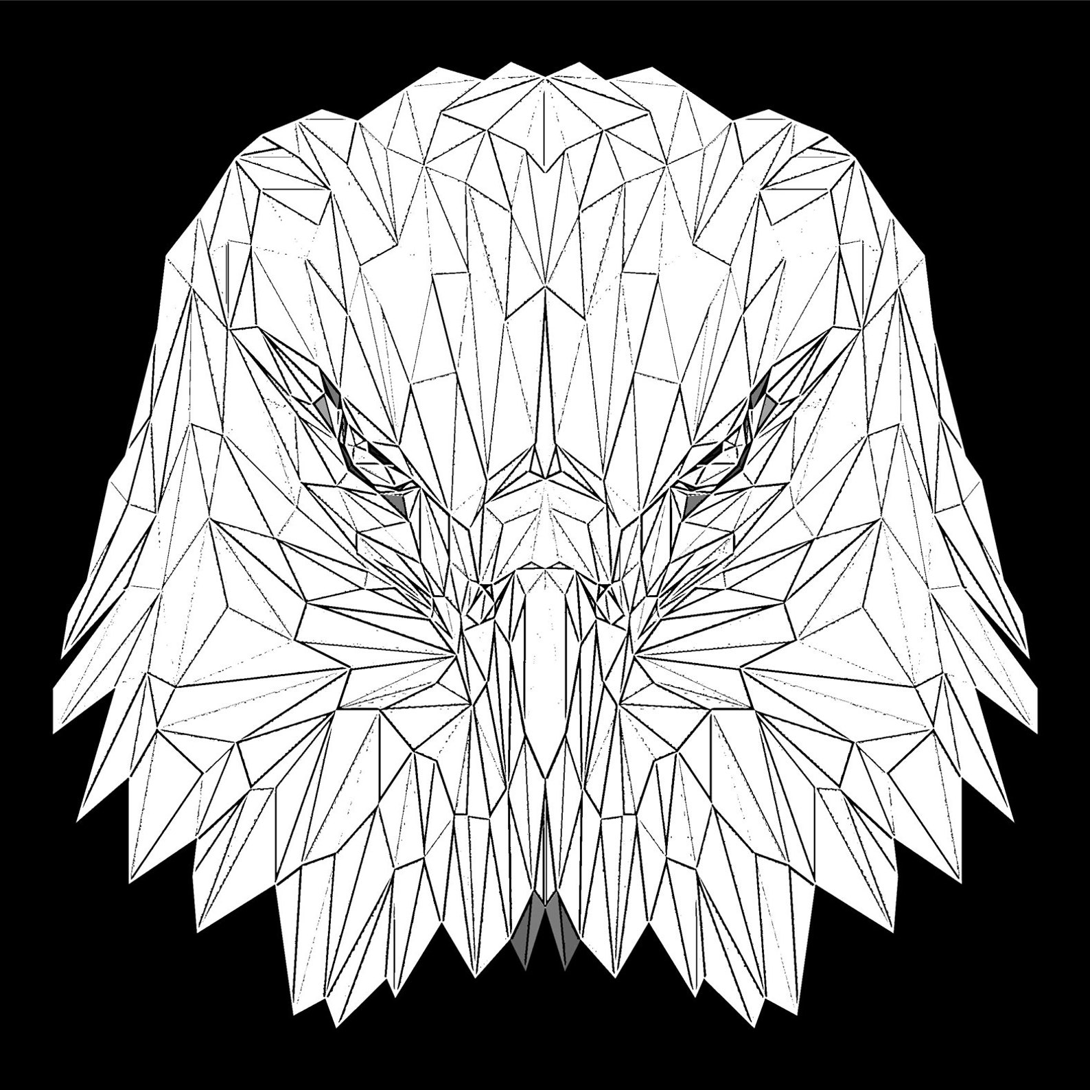 Abstract & Polygon Coloring Book for Adults Abstract Animals | Etsy