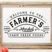 SVG File | Farmer's Market Farm Fresh Food | Farm Stand Sign | Chicken ...
