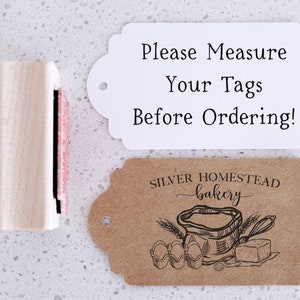 Bakery Name Stamp | Sourdough Bread Handmade Baked Goods Label | Hand ...