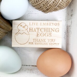 Egg Shipping Stamp | Hatching Egg Live Embryo Handle With Care | Egg ...