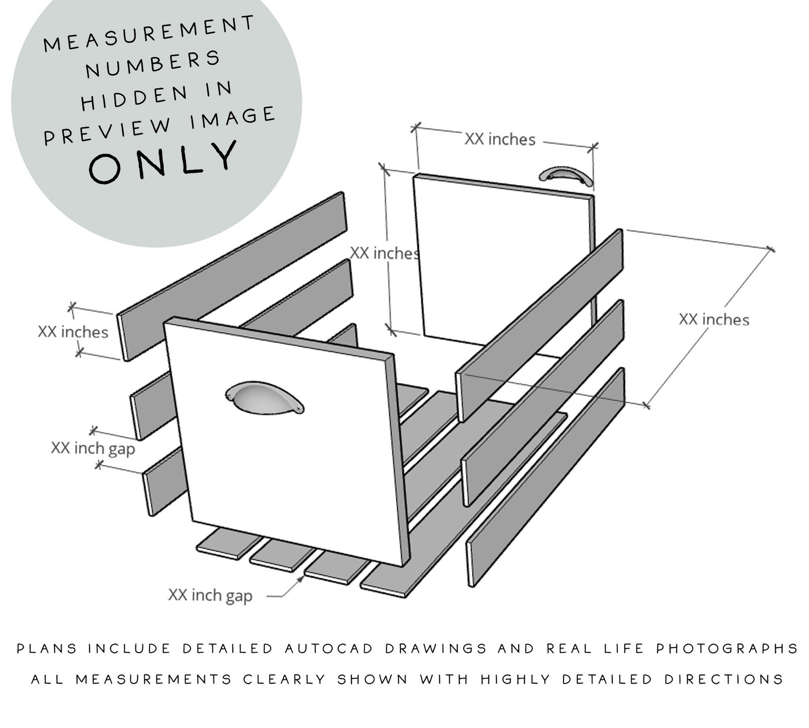 PDF Building Plans | Egg Carton Crate | Specialty Sized Custom Wood ...
