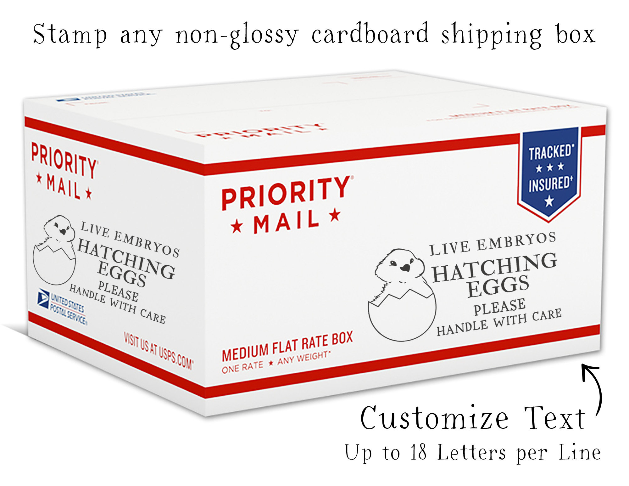 Egg Shipping Stamp | Hatching Egg Live Embryo Handle With Care | Egg ...