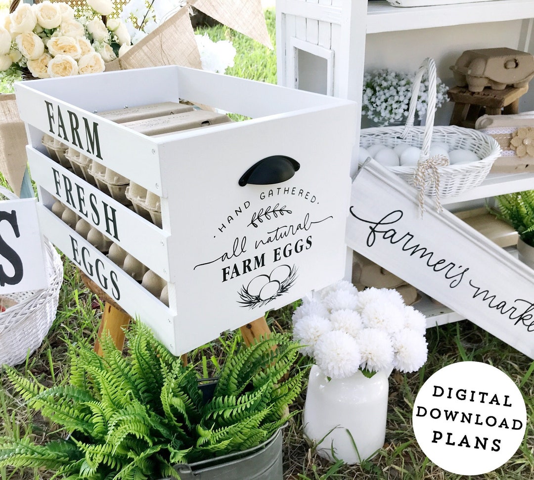 PDF Building Plans | Egg Carton Crate | Specialty Sized Custom Wood ...