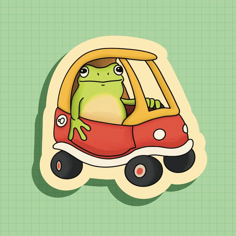 Magnetic Car Frogs - Etsy