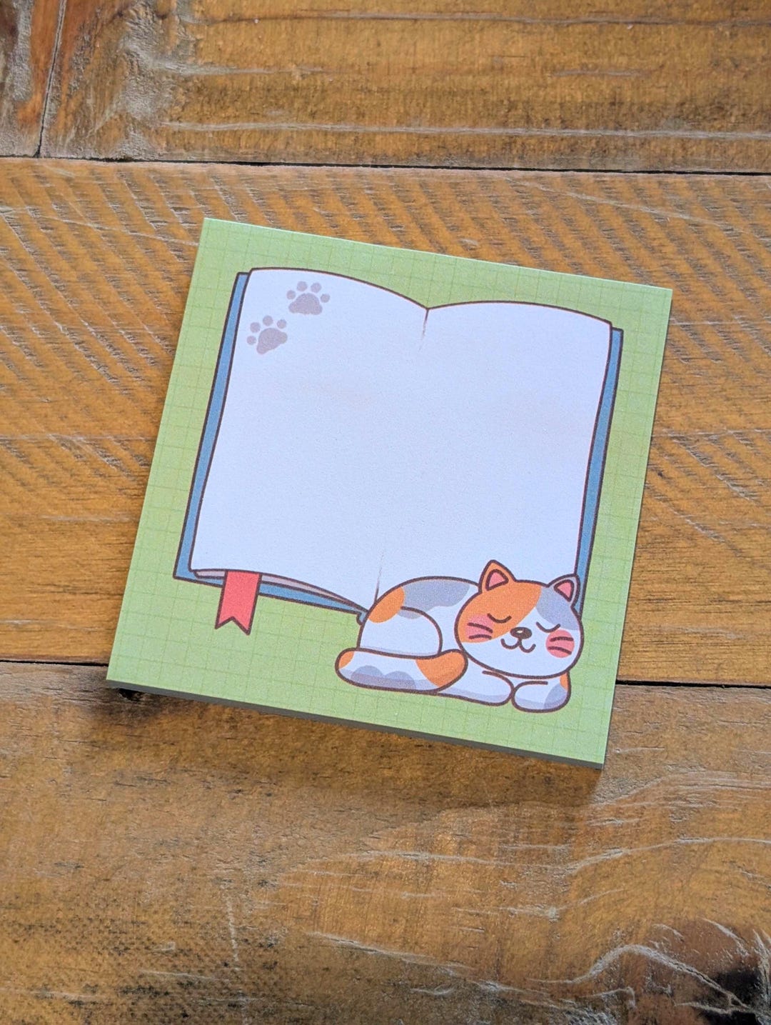 Sleeping Kitty Sticky Notes (7 X 7 Cm, 50 Sheets) - Etsy