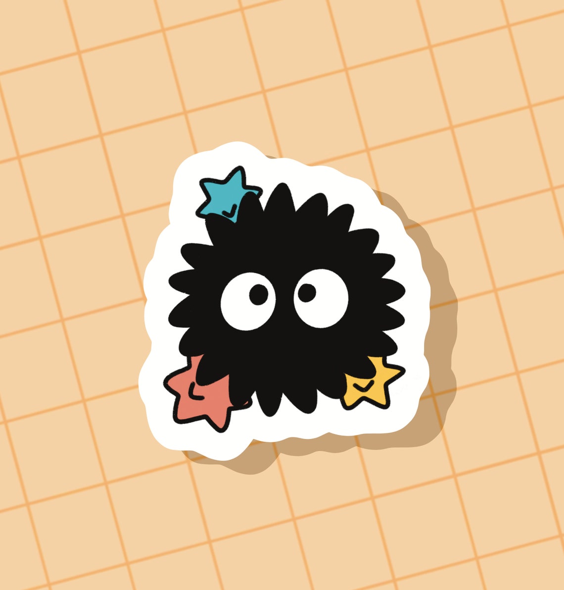 Soot Sprite Mini Sticker | Die Cut | Waterproof Vinyl - Etsy
