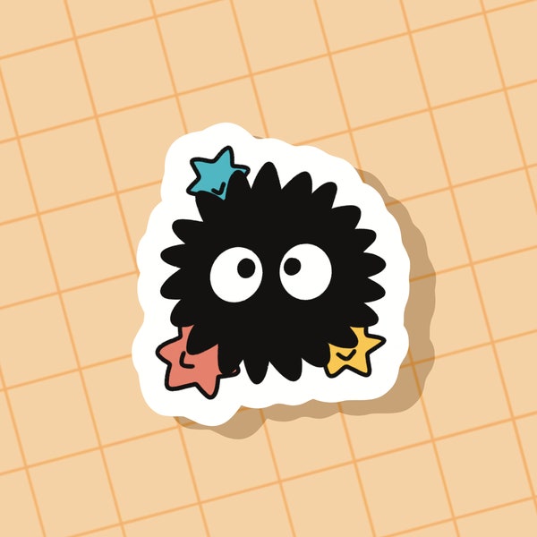 Soot Sprite Mini Sticker - Etsy