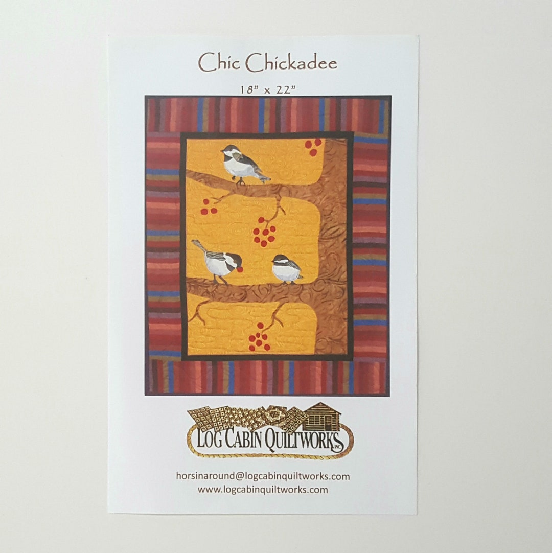 Chic Chickadee Applique Quilt Kit, Batik Fabric, Designed by June ...