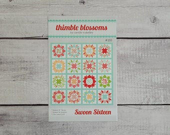 Swoon 16 Quilt Pattern by Camille Roskelley of Thimble - Etsy
