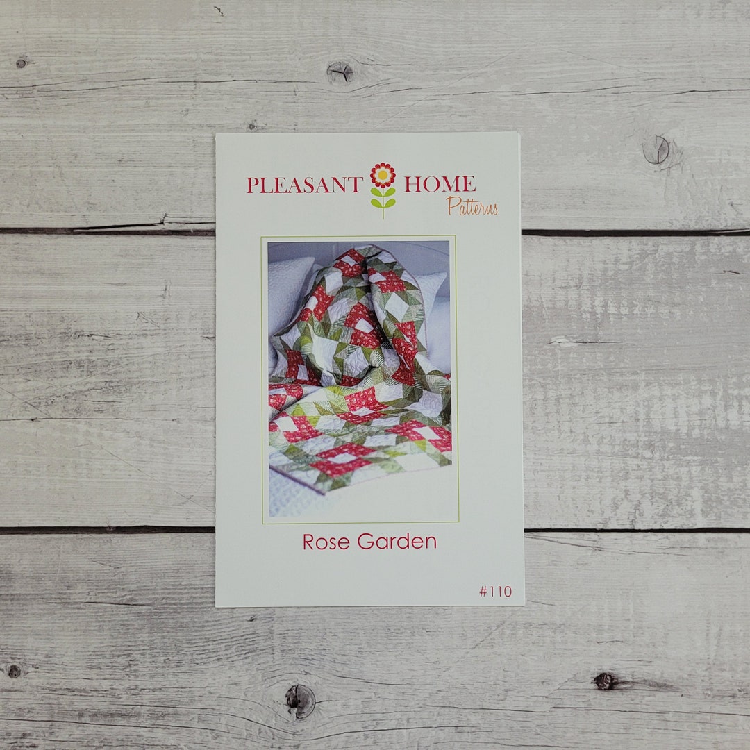 Rose Garden Quilt Patternpleasant Home Jodi Nelson Like New - Etsy