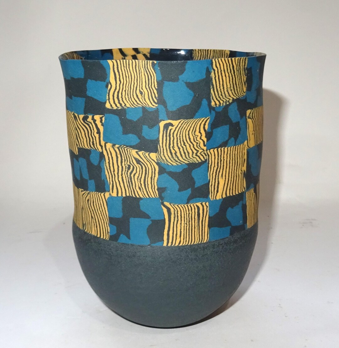 Judith De Vries - Porcelain Vase in Nerikomi Way - Etsy